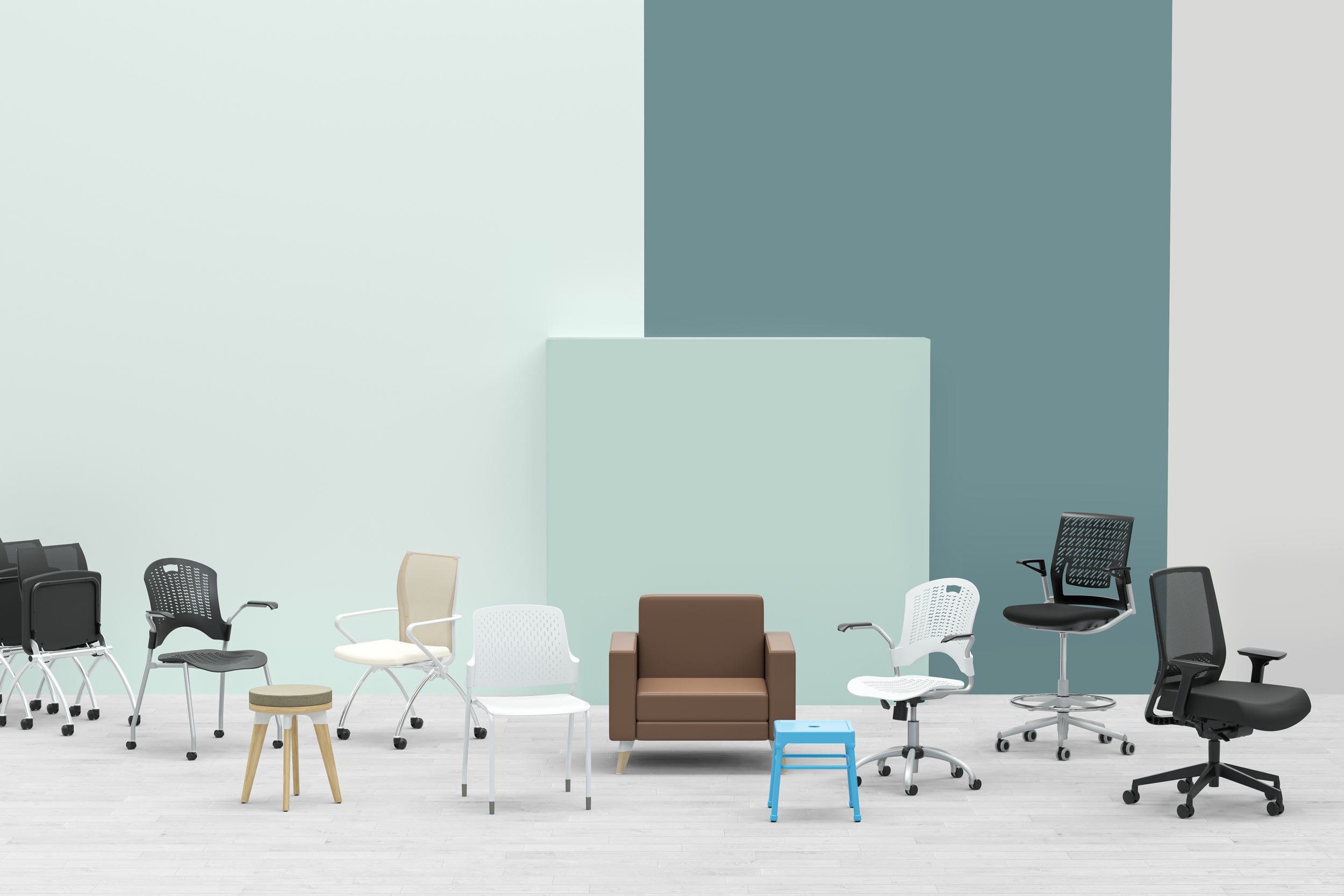 Valoré ® High Back Training Chair with Arms (Qty. 2) | Safco Products