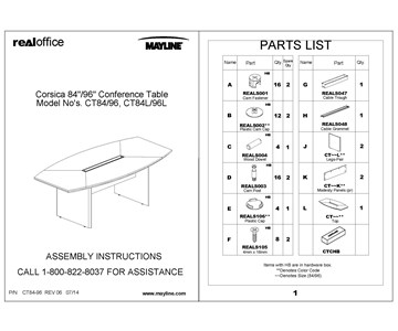 Assembly Instructions | Safco Products